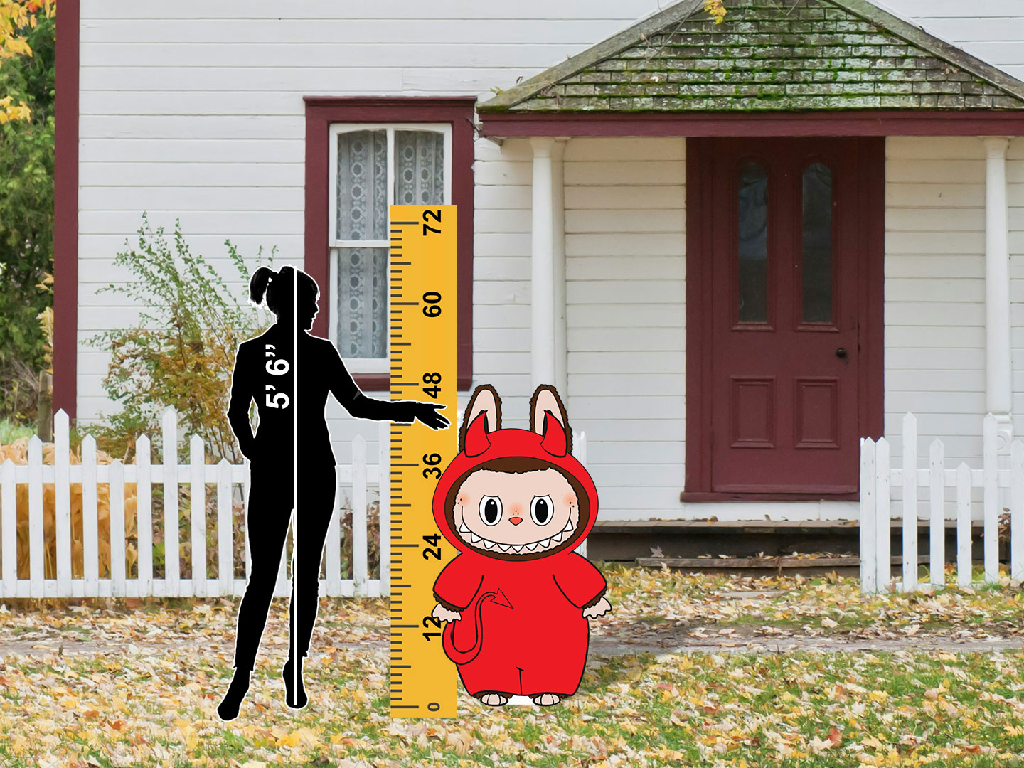 Labubu little devil Lawn decoration